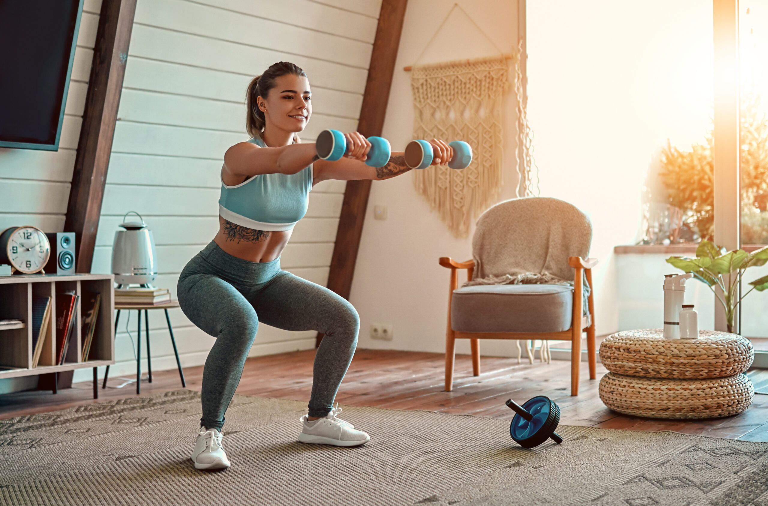 How To Set Up A Fun Home Fitness Room Better Homes And Gardens Real How To Set Up A Fun Home Fitness Room Better Homes And Gardens Real